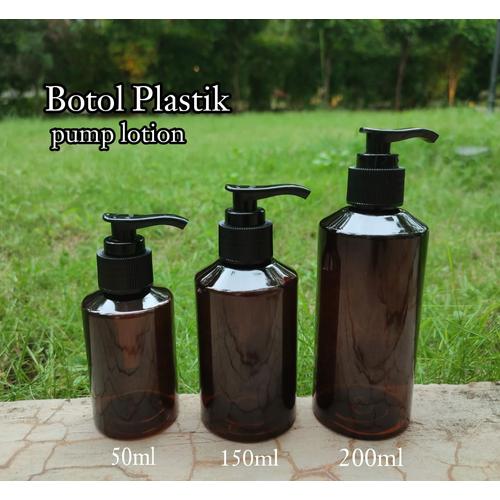 Jual Botol Pump Lotion Kosmetik Botol skincare Plastik 100ml 150ml ...