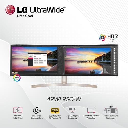 Jual LG UltraWide 49WL95C-W 49" Dual QHD IPS Curved LED Monitor HDR Speaker - Jakarta Utara - tf ...