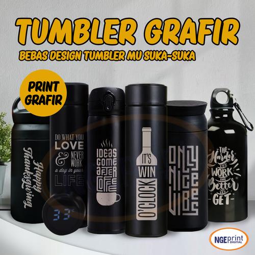 Jual Tumbler Termos Grafir Custom Nama Tulisan Design Suka Suka ...