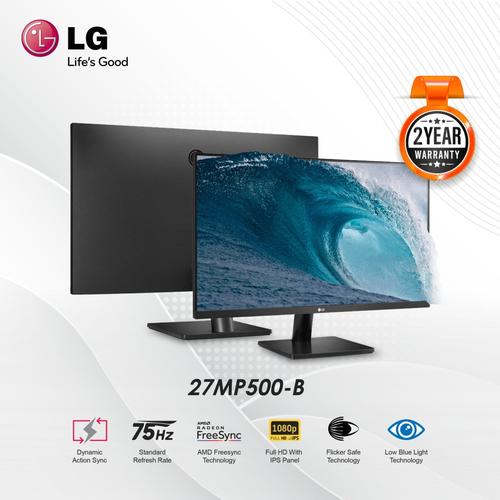 Jual LG 27MP500-B 27" inch IPS LED Monitor FHD 1080p AMD FreeSync 75Hz ...