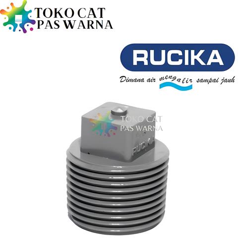 Jual Plug Dop Drat Luar RUCIKA PVC AW Tebal 1/2" 3/4" 1" INCH - 1/2 ...