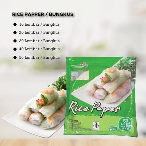Jual Rice Paper / Kulit Lumpia Vietnam / rice roll spring roll BANH ...