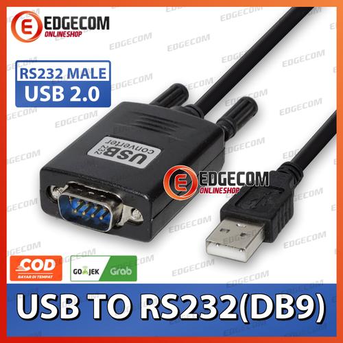 Jual USB to RS232 / Serial / DB9 Male - Jakarta Pusat - Edgecom | Tokopedia