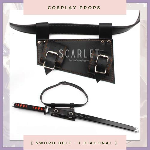 Jual Sword Hanging Sarung Pedang Black Belt Ikat Pinggang Hitam ...