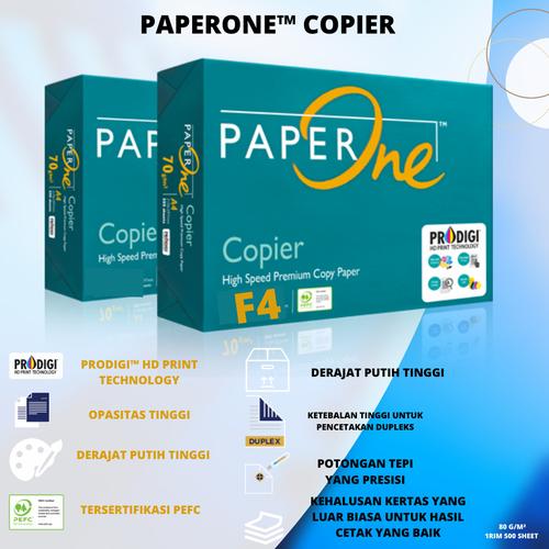 Jual Kertas hvs PAPER ONE F4 75 gr/ 1 rim KHUSUS GOJEK - Jakarta Selatan - Pertiwi stationery ...