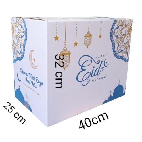 Jual kardus hantaran lebaran dus parcel idul fitri eid mubarak ...