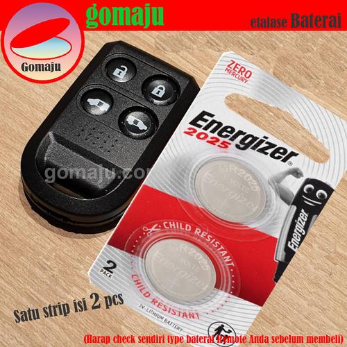 Promo BATERAI CR 2025 UNTUK REMOTE HONDA FREED BATTERY ENERGIZER CR2025 ...
