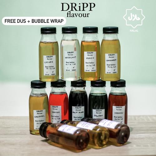 Jual DRiPP Syrup sample 50, 100 ml (pandan, palm sugar, lychee, peach ...