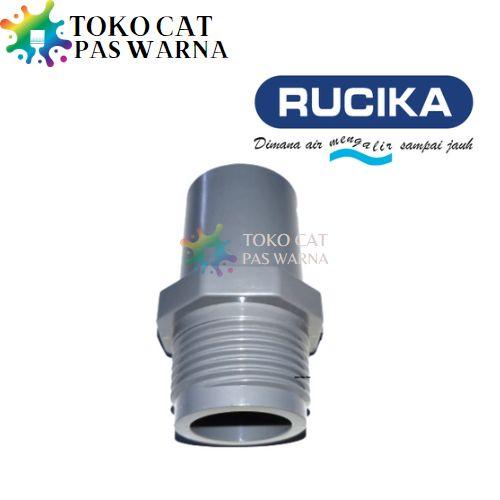 Jual Sock Drat Luar / Valve socket RUCIKA PVC AW - 3/4 x 1/2 INCH - Kab ...