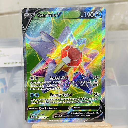 Jual Starmie V SR secret rare full art pokemon go kartu tcg indonesia ...
