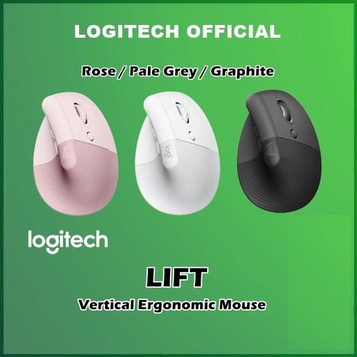 Promo Logitech LIFT Mouse Ergonomic Vertical Wireless Bluetooth Silent ...