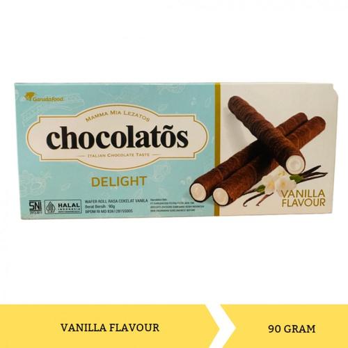 Jual Chocolatos Delight Wafer Roll 90gr - Vanila - Jakarta Utara ...