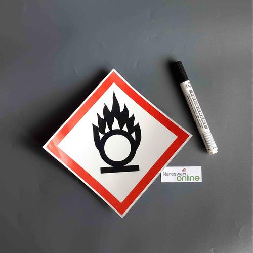 Jual Stiker Bahan Mudah Terbakar, Stiker Flammable Oxidizer, Stiker ...