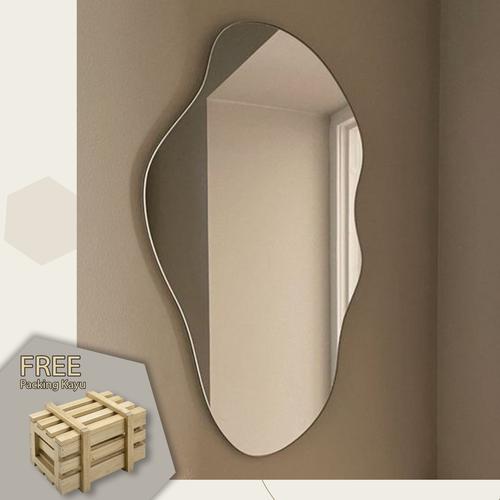 Jual Cermin Estetik / Aesthetic Mirror / Kaca Dinding Irregular ...