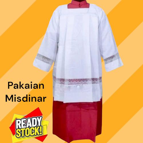 Jual JUBAH SUPERPLI MISDINAR/BUSANA LITURGI KATOLIK - M - Kab. Kulon ...
