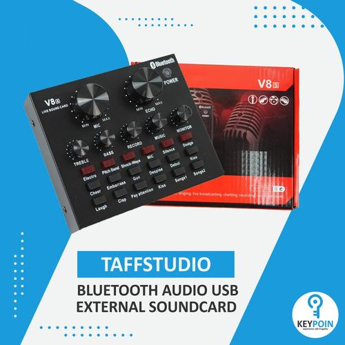 Jual Soundcard V8 TaffStudio 100% Original Mixer Sound Card V8 Audio ...