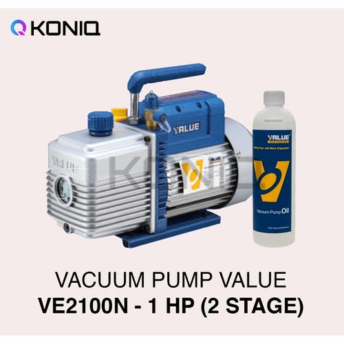 Jual VACUUM PUMP VALUE ve2100n 1 HP 1 PK / DUAL STAGE / 2 STAGE ...