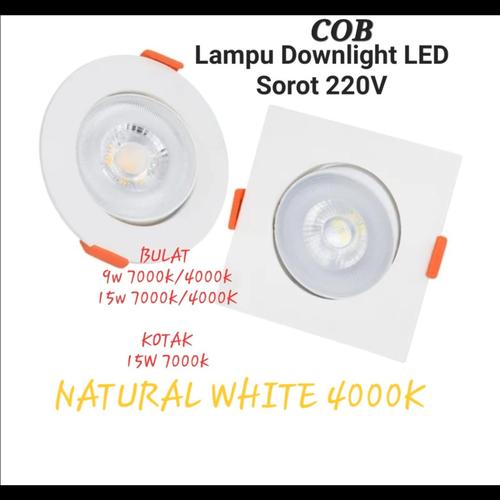 Jual Lampu Downlight LED Inbow / Downlight Panel LED Inbow Bulat ...