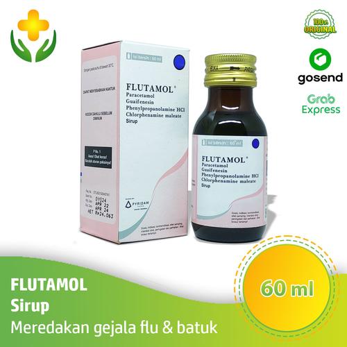 Jual Flutamol Sirup 60 ml Obat Panas Batuk Pilek Flu Anak Dewasa - Kab ...