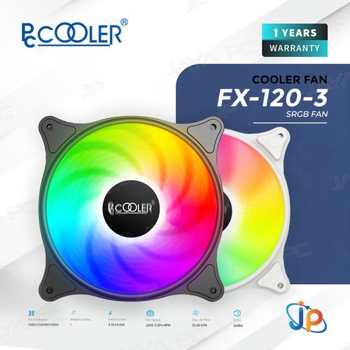 Jual PCCOOLER Cooler Fan Case FX-120-3 SRGB - Fan Casing 12cm - Hitam ...