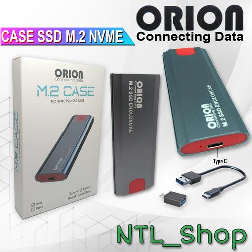 Jual ORION CASE SSD M 2 NVME Enclosure USB Type C dan USB 3.1 CASE SSD ...