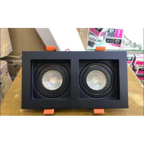 Jual KAP DOWNLIGHT HALO SPOT GRILL MR16 BODY HITAM - 2 mangkok ...