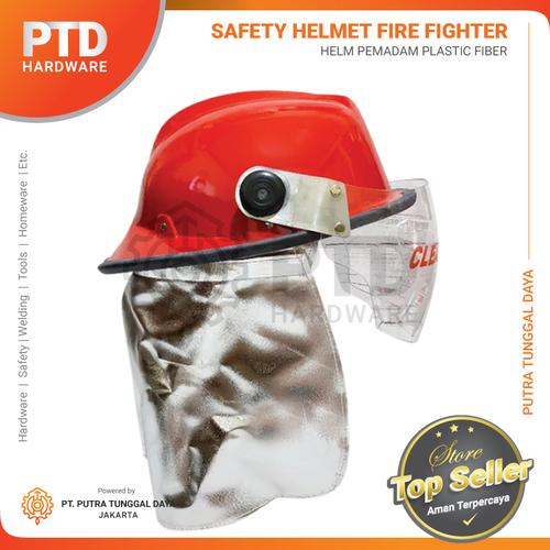 Jual Helm Pemadam Kebakaran Fiber Tahan Panas / Safety Helmet Fire ...