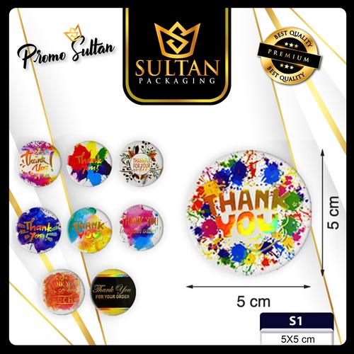Jual Sticker Hologram Exclusive (5x5) cm | Sticker Label Ucapan | Thank ...
