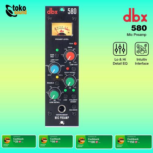Jual DBX 580 - 500 Series Compact Professional Microphone Preamp ...