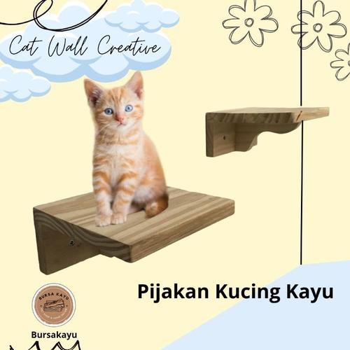 Jual READY STOCK Ambalan Kucing Kayu / Pijakan Lompat Dinding / Cat - M ...
