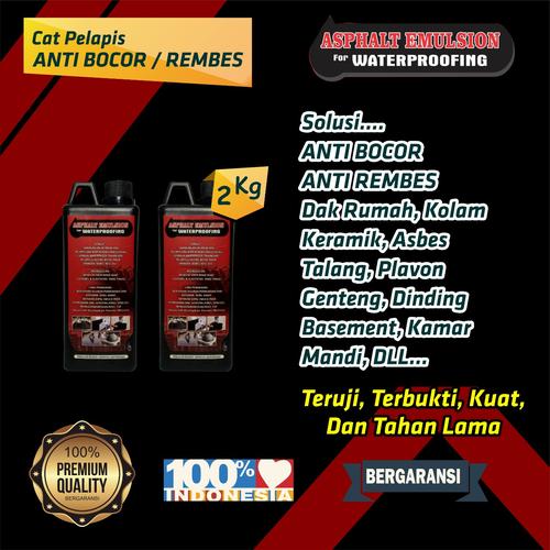 Jual Cat Pelapis Anti Bocor Asphalt Emulsion for Waterproofing / 2 Kg ...