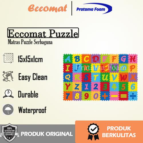 Jual Mainan Edukatif Matras Puzzle Eccomat Mini ABC Mini Alphabet Angka ...