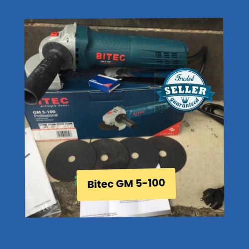 Jual Mesin gerinda tangan 4" BITEC GM 5-100 Slim/angle disc grinder ...