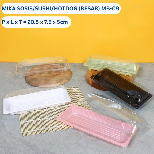 Jual Mika hot dog sosis mica corn dog hotdog snack box kemasan sushi ...