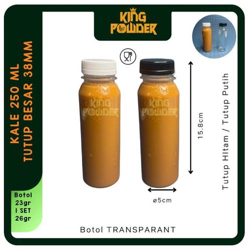 Jual Botol Kale Plastik 250 ml / Botol Jus / Botol minum / Pet / murah ...