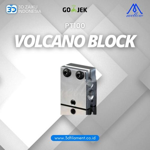 Jual High Quality Volcano Copper Heated Block for E3D Hotend PT100 ...