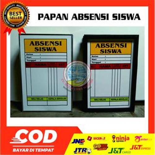 Jual Papan Absensi Siswa Ukuran 40x60cm | Papan Absen Kelas - Lis ...