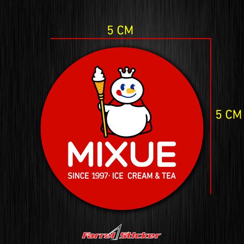 Jual STICKER MIXUE STIKER TULISAN MIXUE & TEA 1997 - lingkaran ...