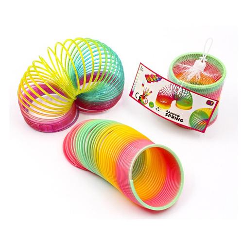 Jual Mainan Anak Per Pegas Spiral Rainbow Spring Big Size Slinky Toys ...