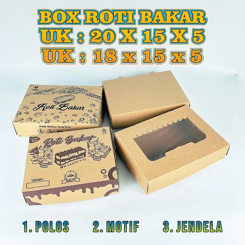 Jual Kotak Roti Bakar Take Away/Dus Kue Brownies/Box Cake Bakar Besar ...