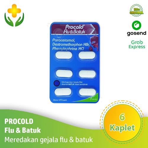 Jual Procold Flu dan Batuk Strip 6 Tablet Obat Batuk Pilek Flu - Kab ...