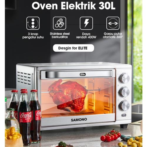 Jual OVEN LISTRIK SAMONO SW-EOS30 OVEN ELECTRIC STAINLESS KAPASITAS 30L ...