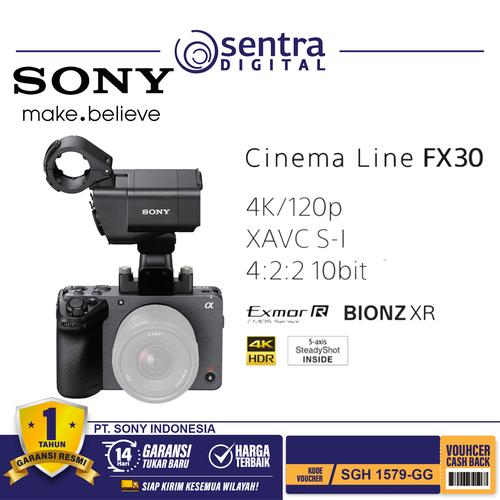 Promo Sony FX30 FX-30 Digital Cinema Camera with XLR Handle Unit - Sony ...