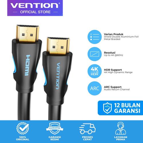 Jual Vention AAH 0.75M Kabel HDMI v2.0b Ultra HD 4K - Jakarta Barat ...