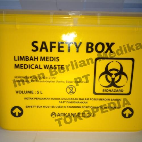 Jual Safety Box Limbah Medis 5L - Kota Bekasi - Intan Berlian Medika PT ...