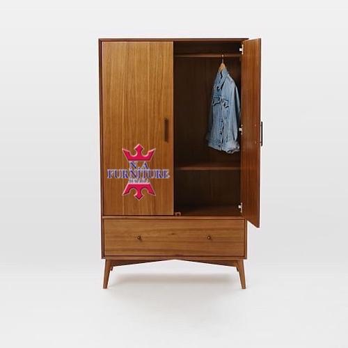 Jual Lemari baju minimalis murah 2pintu jati,almari anak kayu jati ...