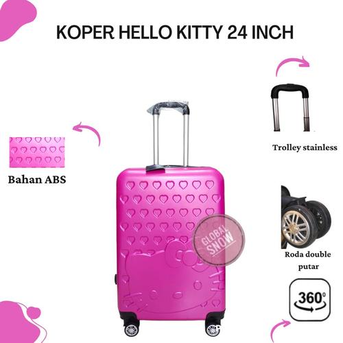 Jual Koper Hello Kitty 24 inch 4 / Koper 24inch - Merah Mawar - Kota ...