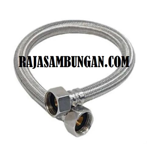 Jual Selang Shower 1/2 inch Selang Westafel Fleksibel Anyaman Drat ...