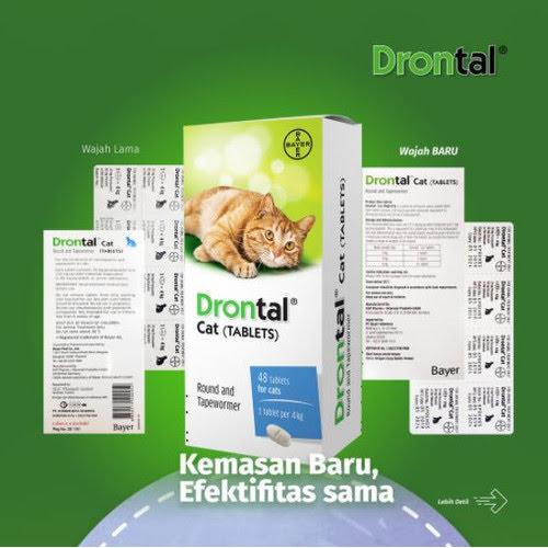 Jual Drontal Cat Obat Cacing Kucing Tablet - Kota Bandung - miabebee | Tokopedia