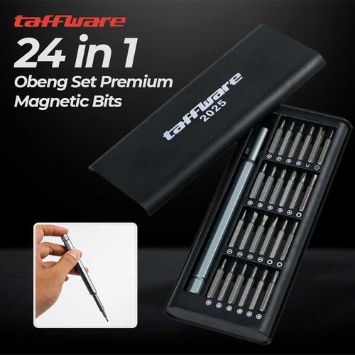 Jual Taffware Obeng Set Premium Magnetic Bits 24 in 1 - 2025 - Jakarta ...